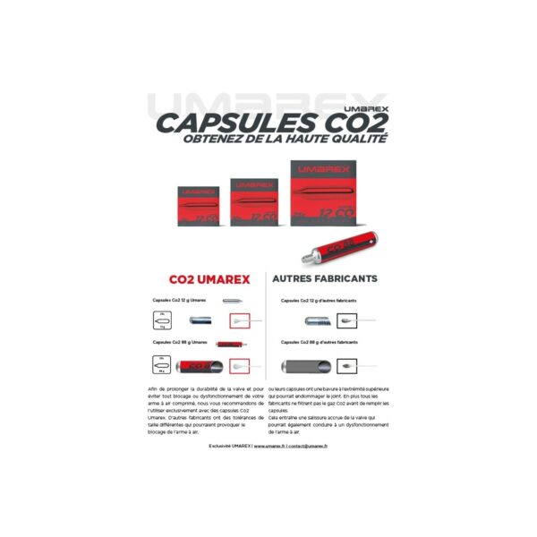 UMAREX Capsule CO2 12G x10